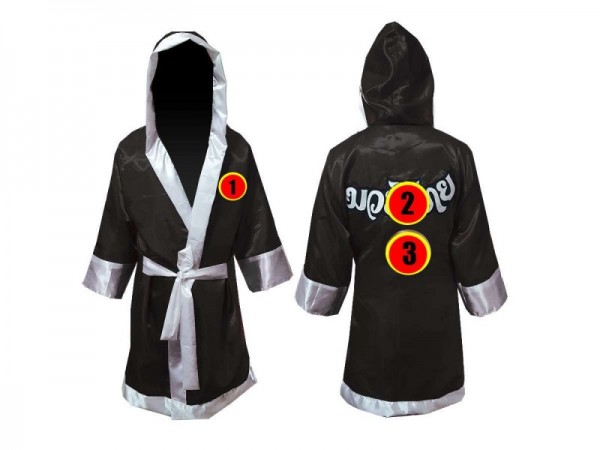 Custom Kids Boxing Fight Robe - Personalized Boxing gown | Boxsensegear.com